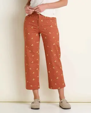TOAD & CO Toad & Co Earthworks Wide Leg Pant Copper Print