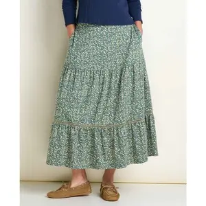TOAD & CO Marigold Tiered Midi Skirt