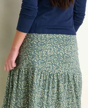 TOAD & CO Marigold Tiered Midi Skirt
