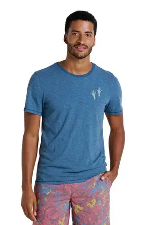 TOAD & CO Boundless Jersey Short Sleeve Crew Pacific Blue Track Id