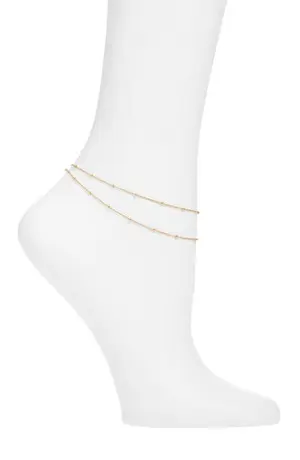 SET & STONES Palmer Anklet - Gold