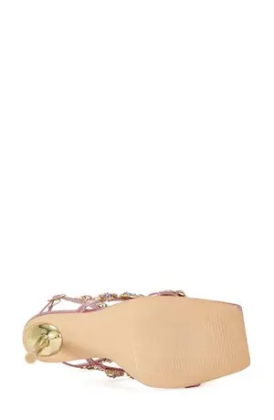 AZALEA WANG Khai Ankle Strap Sandal - Pink
