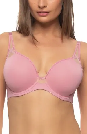 Felina Amaranth T-shirt Bra - Foxglove