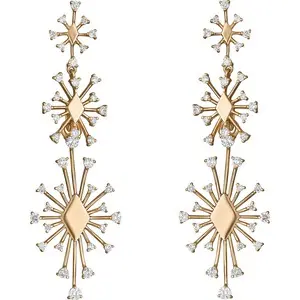 EDEN PRESLEY Sparkler Transform Drop Earrings - Diamond