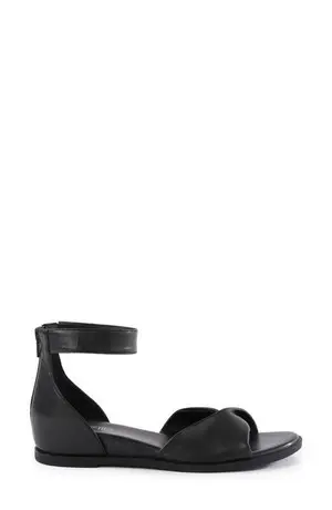 Seychelles Ankle Strap Wedge Sandals - Black