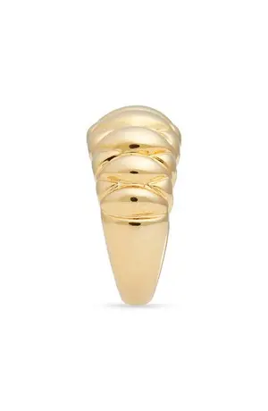 Argento Vivo Textured Dome Ring