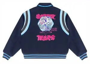 DENIM TEARS Bstroy Tears Varsity Jacket