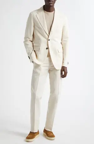 Massimo Alba Cotton & Linen Suit