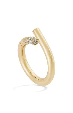 TABAYER Oera Pavé Diamond Ring - Yellow Gold