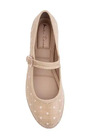 Me Too Gracie Mary Jane Flat - Natural