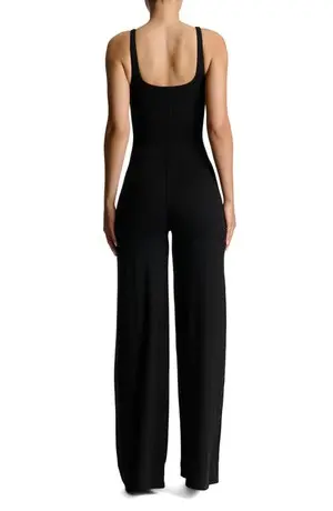 Naked Wardrobe Sculpt Wide Leg Tank Jumpsuit