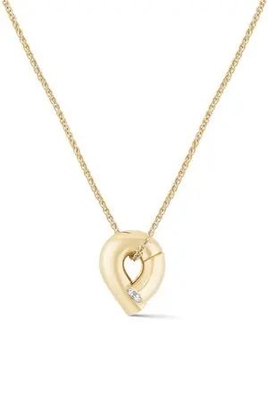 TABAYER Oera Diamond Pendant Necklace - Yellow Gold