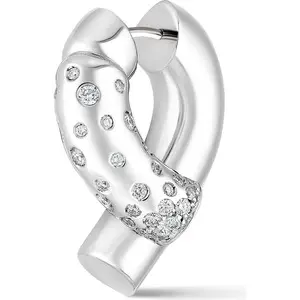 TABAYER Oera Pavé Diamond Earrings - White Gold