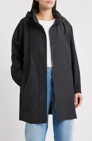 Eileen Fisher Stand Collar Jacket - Black