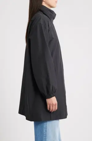 Eileen Fisher Stand Collar Jacket - Black