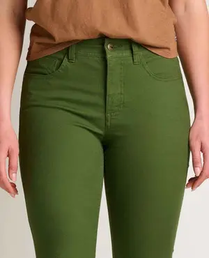 TOAD & CO Earthworks 5 Pocket Skinny Pant - Epidote