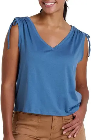 TOAD & CO Anza Cinch Tank - Pacific Blue