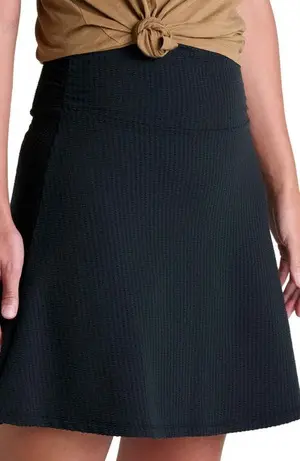 TOAD & CO Chaka Skirt - Black Texture