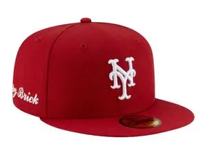 New Era X Nigel Sylvester X New York Mets 59fifty Fitted Cap - Red