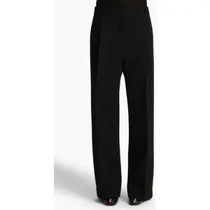 Khaite Lenton Pleated Straight Leg Trousers