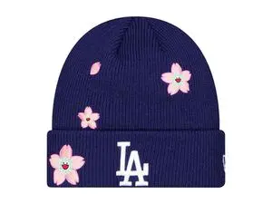 TAKASHI MURAKAMI X Los Angeles Dodgers Tokyo Series 2025 Cuffed Beanie - Navy Blue