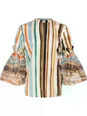 Silvia Tcherassi Nuru Blouse - Blue