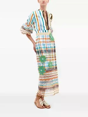 Silvia Tcherassi Nuru Blouse - Blue