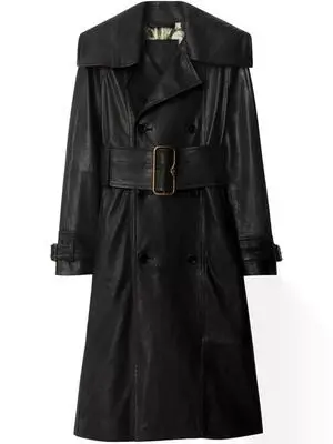 Burberry Leather Trench Coat