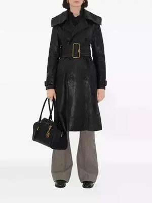 Burberry Leather Trench Coat