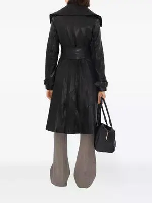 Burberry Leather Trench Coat