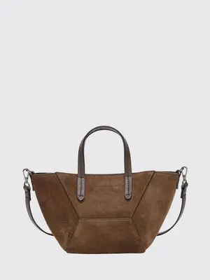 Brunello Cucinelli Brunello Cucinelli Suede Tote Brown