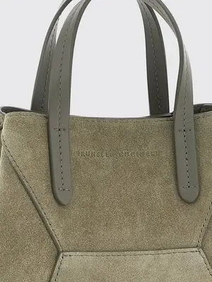 Brunello Cucinelli Suede Tote - Grey
