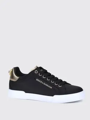 Dolce & Gabbana Lace Up Sneakers - Black