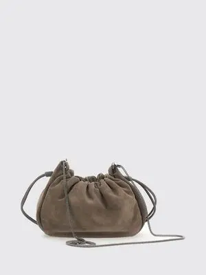Brunello Cucinelli Suede Bucket Bag - Brown