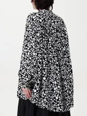 Marni Floral Print Shirt With Tie Detail