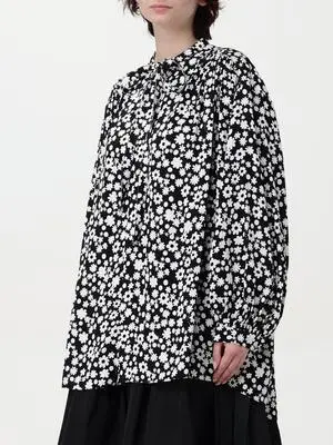 Marni Floral Print Shirt With Tie Detail