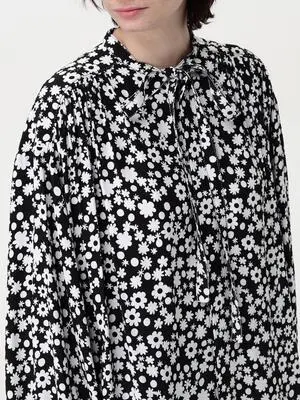 Marni Floral Print Shirt With Tie Detail