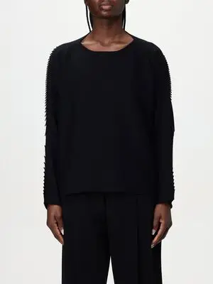 Issey Miyake Drop Shoulder Knitwear For Women