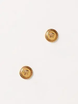 Versace Medusa Brass Earrings - Gold