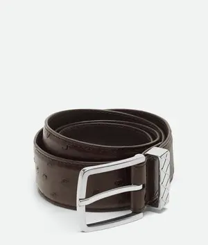 Bottega Veneta Intreccio Loop Belt - Fondant