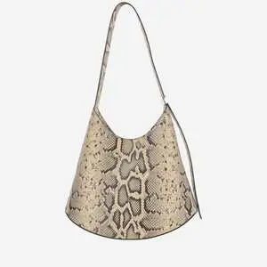 JIL SANDER Eldorado Medium Leather Shoulder Bag - Red