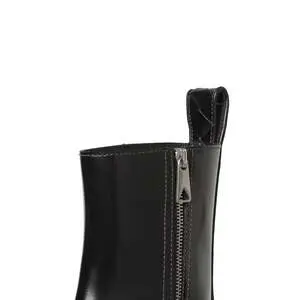 Bottega Veneta Highway Leather Boots - Black