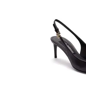 Dolce & Gabbana Leather Slingback Pumps