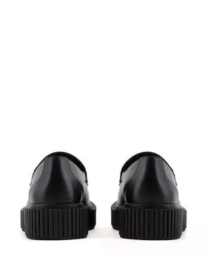 Armani Exchange Leather Loafers