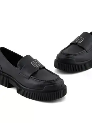 Armani Exchange Leather Loafers