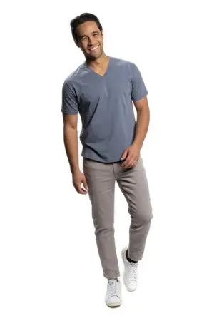 PETER MANNING NYC Travel Jeans Slim Fit - Light Grey