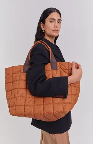 VEECOLLECTIVE Porter Basque Quilted Tote