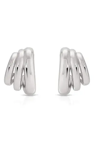 Ettika Rooted Vines Small Hoop Earrings