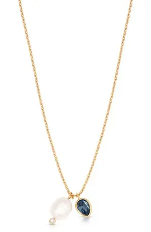 ETTIKA Ettika Radiant Freshwater Pearl Pendant Necklace