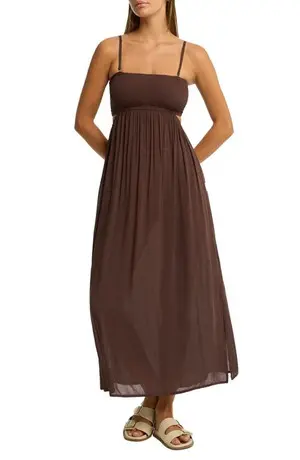 SEA LEVEL Resort Essentials Cutout Cover-up Sundress